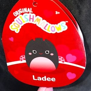 Squishmallows | Toys | Nwt 1 Ladee The Lady Bug Squishmallow Valentines ...
